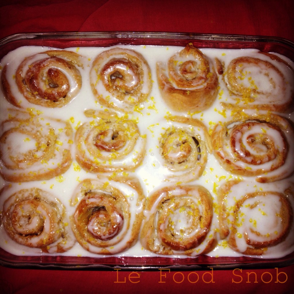 Lemon Sticky Rolls – Food Snob