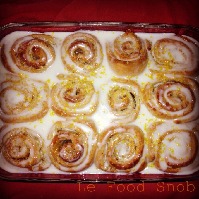 Lemon Sticky Rolls – Food Snob