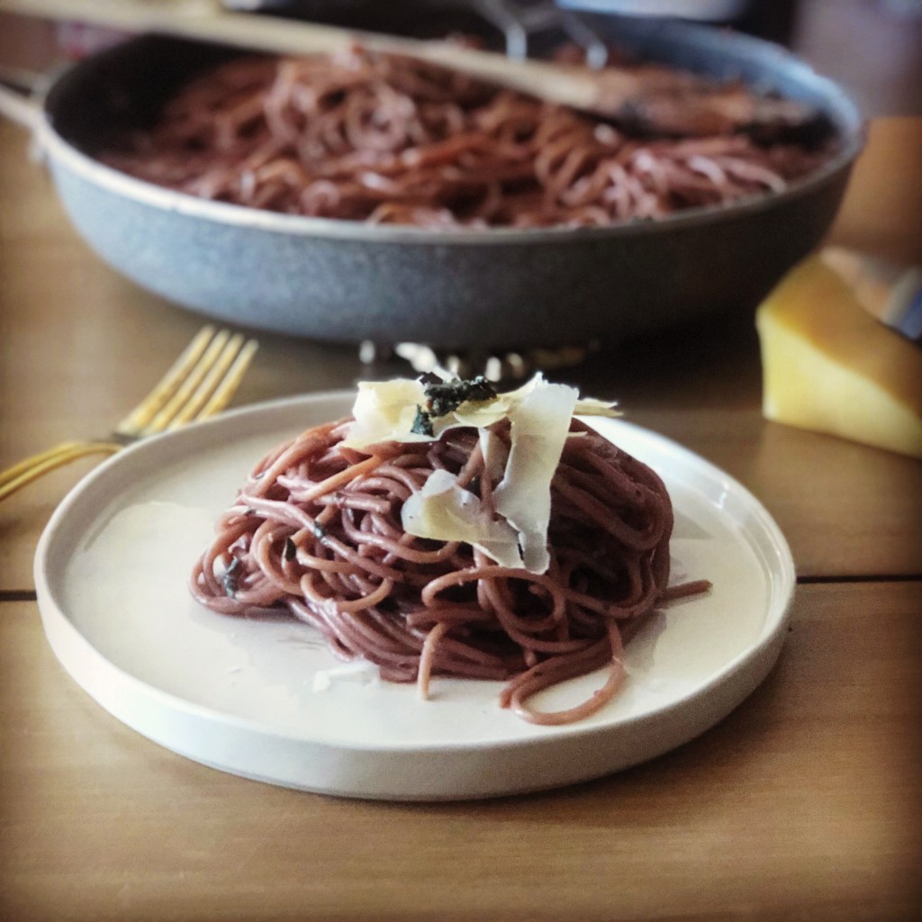 Creamy Red Wine Spaghetti – Food Snob